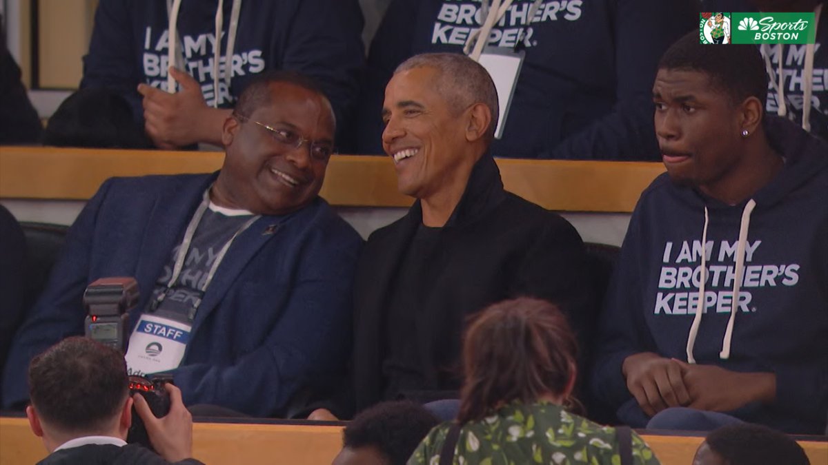 Barack Obama in attendance for Celtics-Bulls game in Chicago – NBC ...