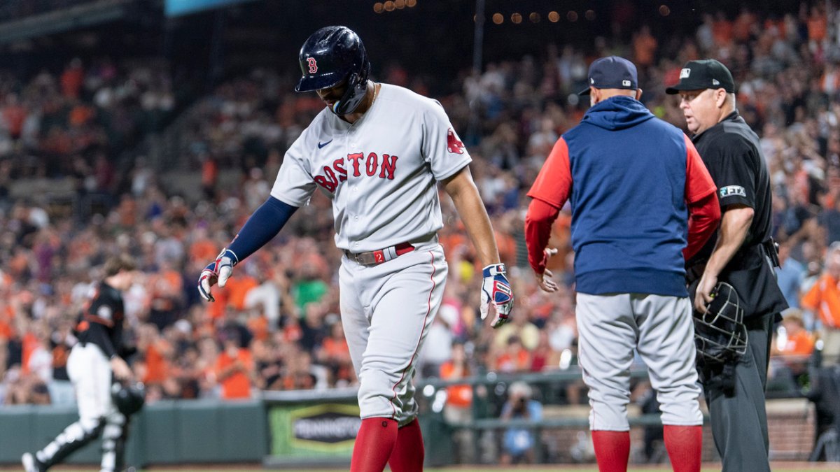 WATCH: Xander Bogaerts, Alex Cora ejected for arguing strike call – NBC ...