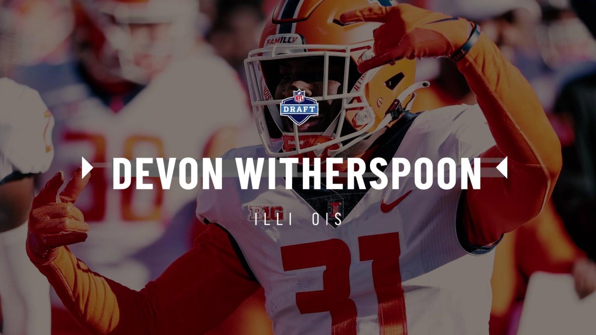 2023 NFL Draft Highlights: DB Devon Witherspoon – Illinois – NBC Sports ...