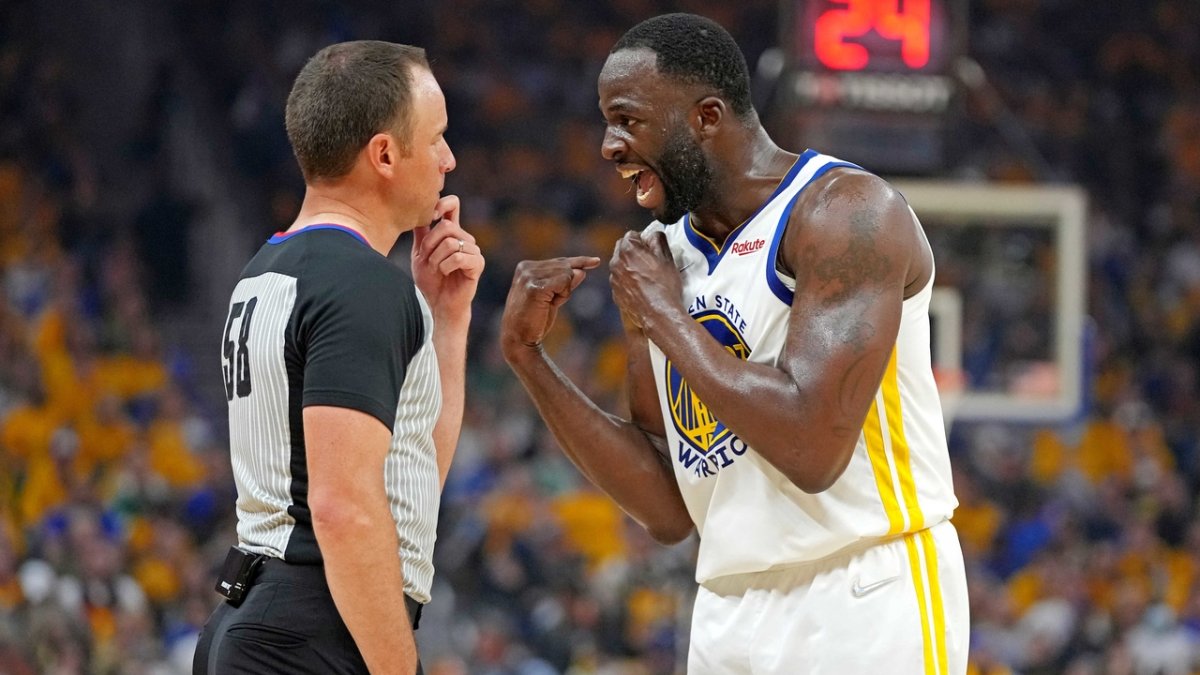 2022 NBA Finals: Draymond Green reacts to avoiding ejection after ... 2022 NBA Finals: Draymond Green reacts to avoiding ejection after ...