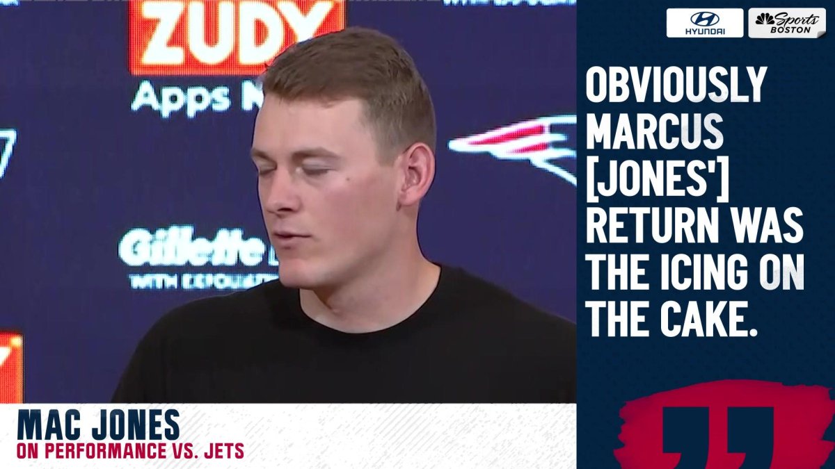 Mac Jones evaluates his performance in win vs. Jets – NBC Sports Boston