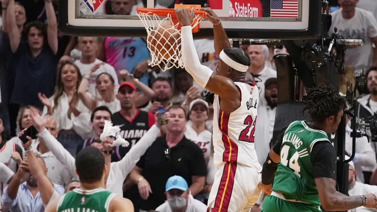 Jimmy Butler makes postseason history vs. Celtics with Game 1 ...