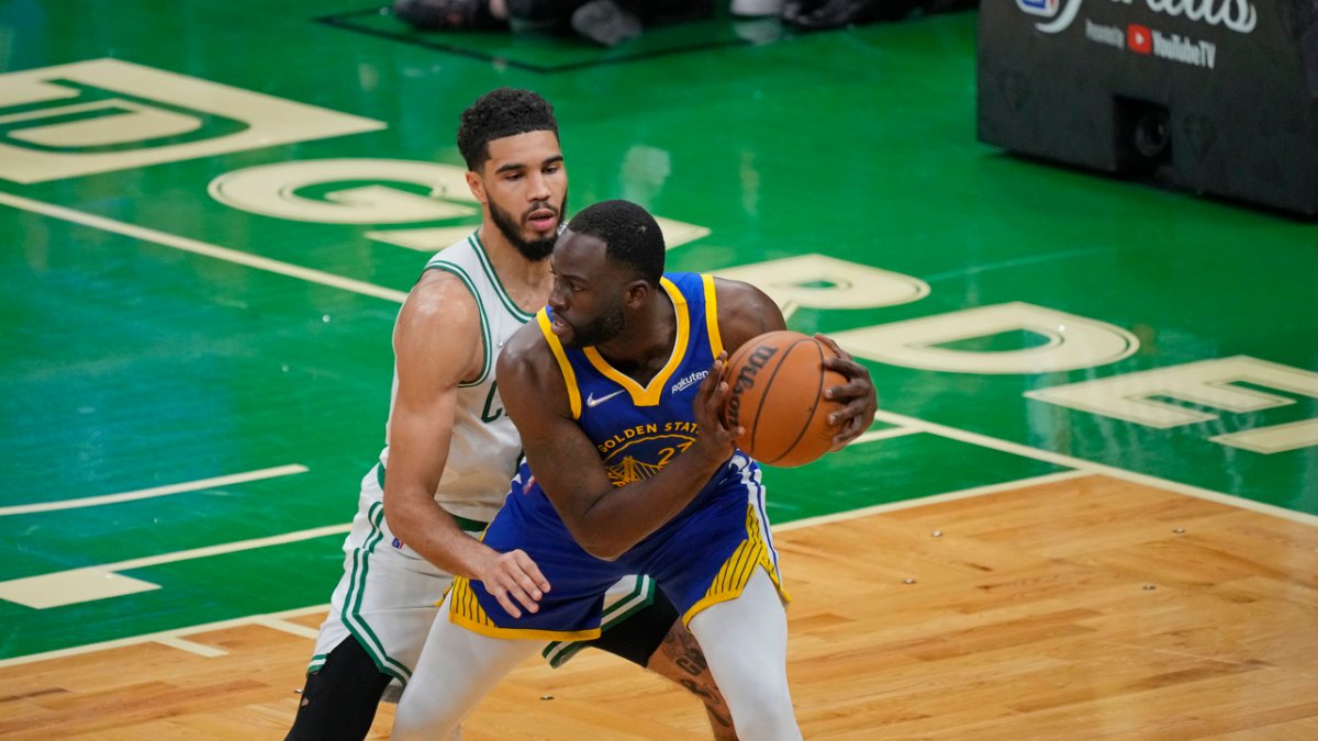 Jayson Tatum, Draymond Green share long embrace after Game 6 – NBC ...