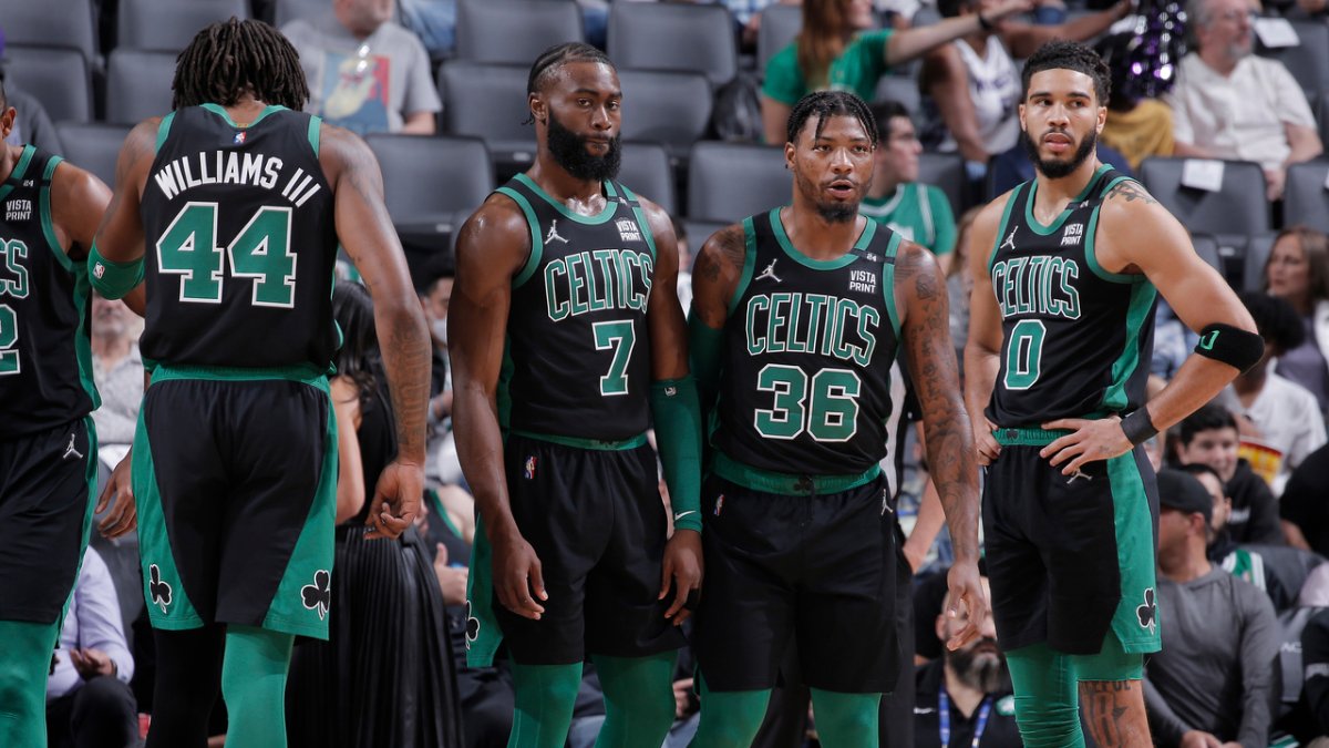 Jayson Tatum, Jaylen Brown congratulate Marcus Smart on DPOY – NBC ...