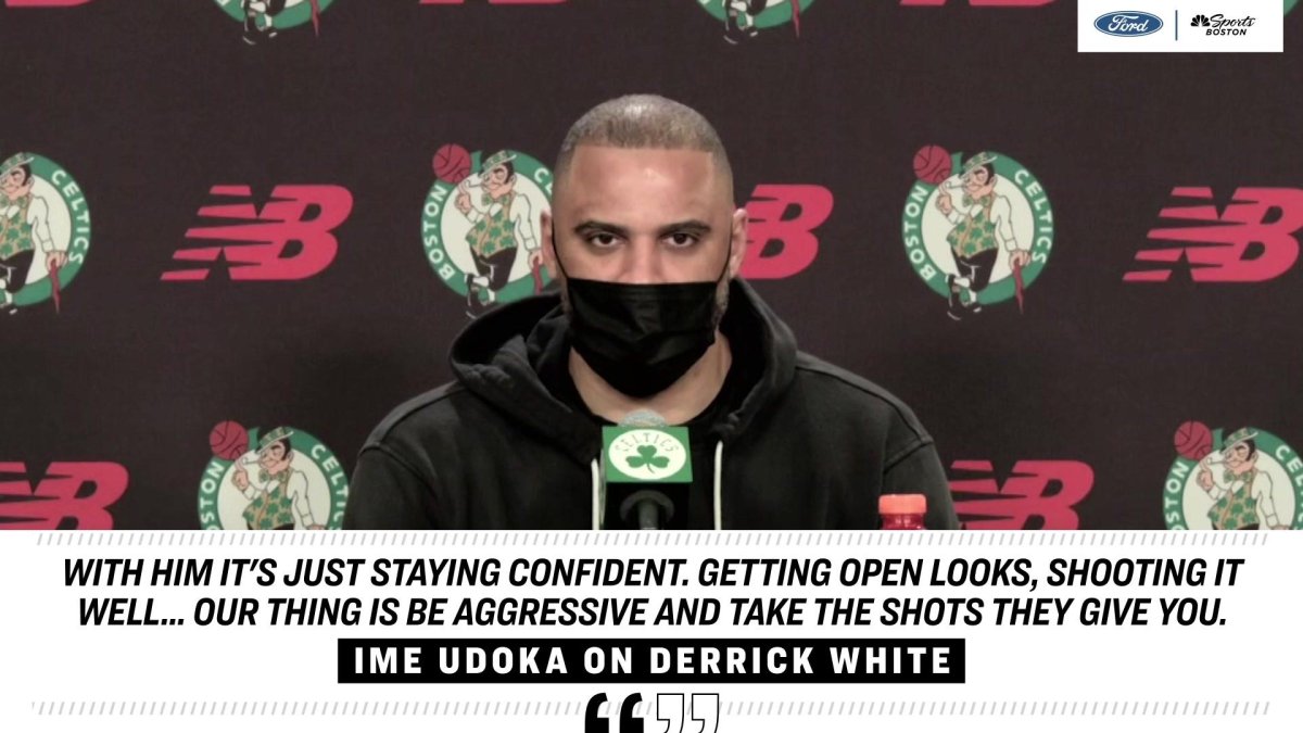 Ime Udoka confident in Derrick White despite his shooting slump – NBC ...