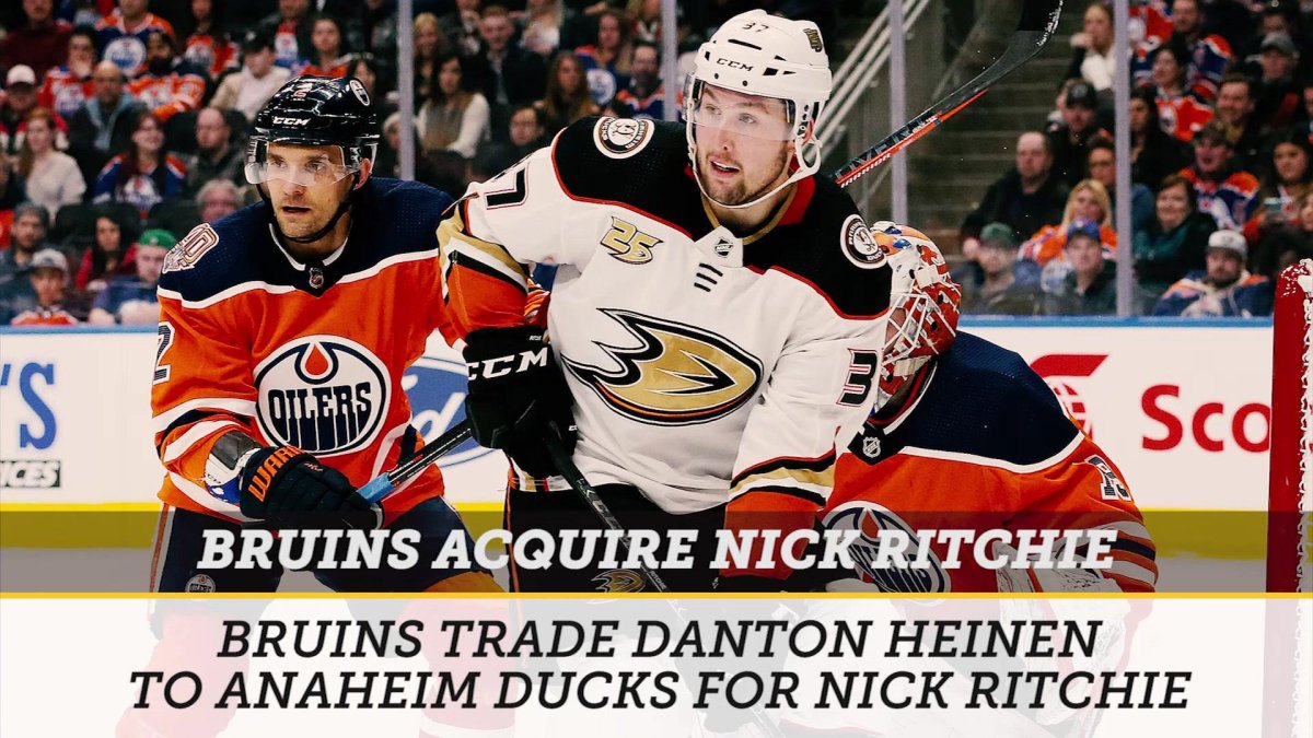 Is Nick Ritchie a better player than Danton Heinen? – NBC Sports Boston