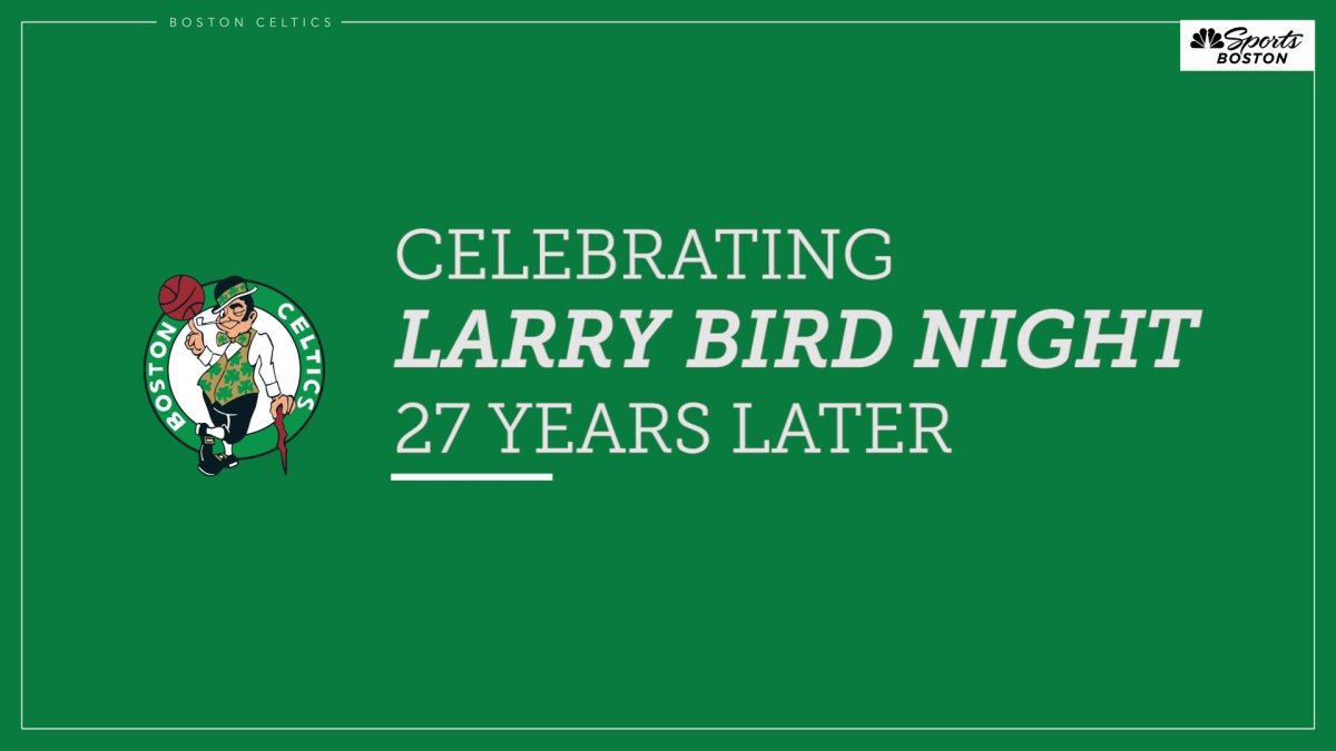 Re-live Celtics legend Larry Bird’s No. 33 being retired to Boston ...