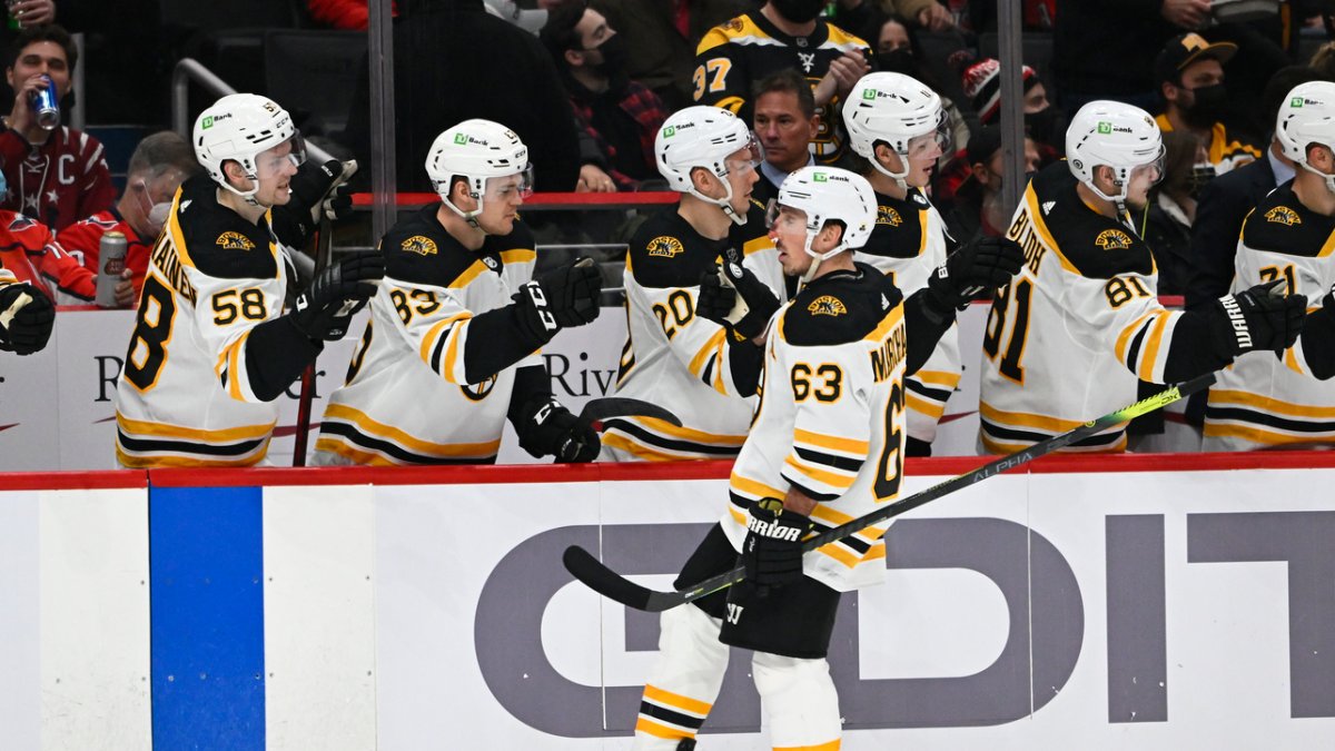 WATCH: Bruins score six unanswered goals vs. Capitals – NBC Sports Boston