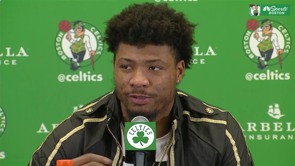 Marcus Smart explains how he injured his finger – NBC Sports Boston