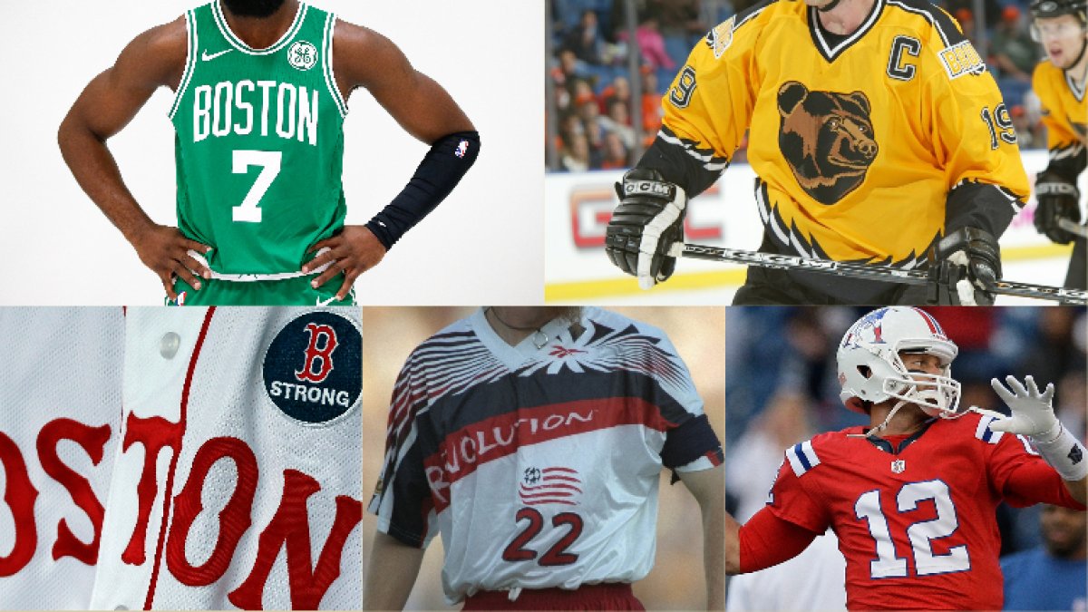 Boston sports uniforms: Hits and misses from local teams’ jerseys over ...