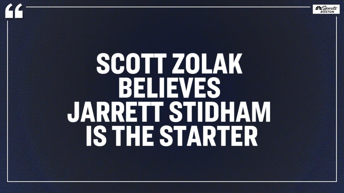 Why Scott Zolak sees Jarrett Stidham, not Cam Newton, as Patriots ...