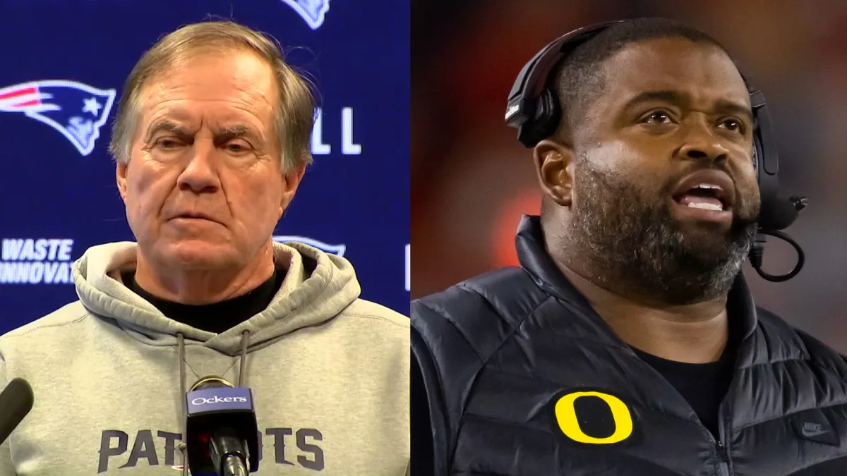 Bill Belichick discusses Adrian Klemm joining Patriots coaching staff ...
