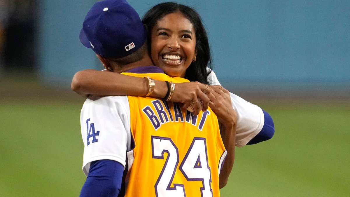 Lakers Night at Dodgers Stadium honors Kobe Bryant; daughter Natalia ...