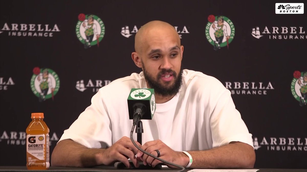 Derrick White talks getting confidence from Jayson Tatum and Jaylen ...