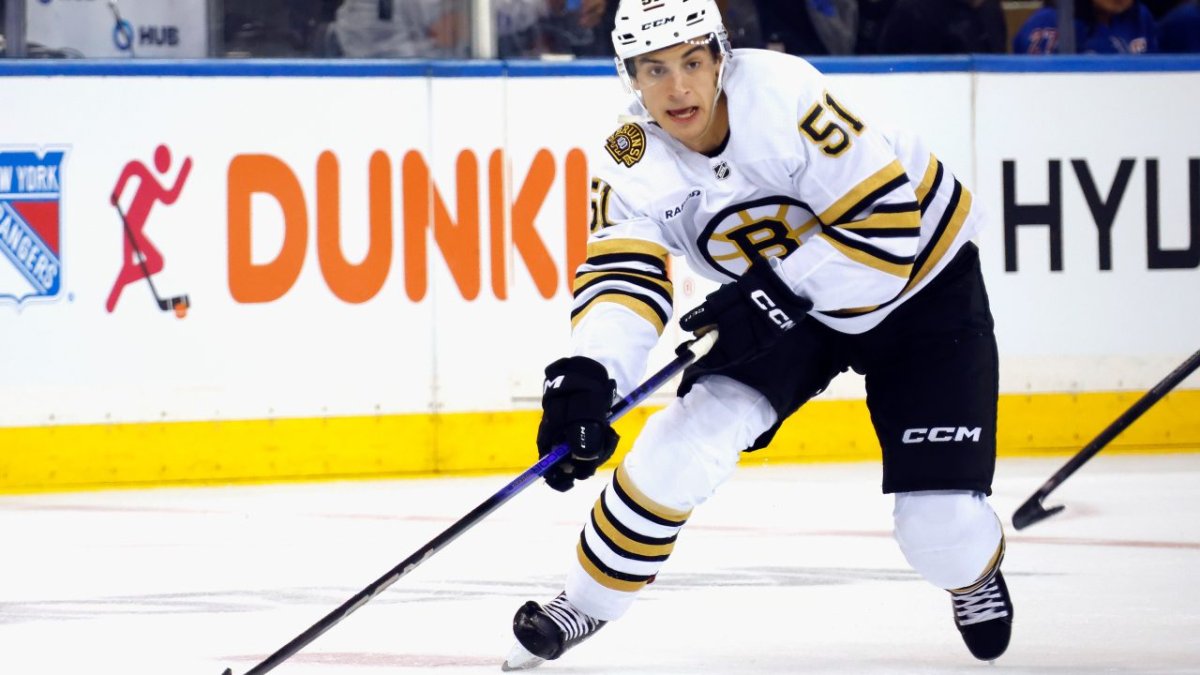 The debate is over: Matthew Poitras should have Bruins roster spot on ...