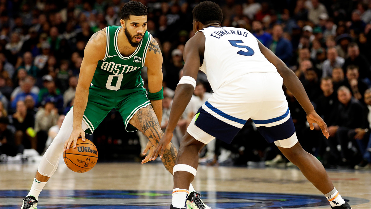 Anthony Edwards details trash talk with Jayson Tatum in Celtics-Timberwolves – NBC Sports Boston