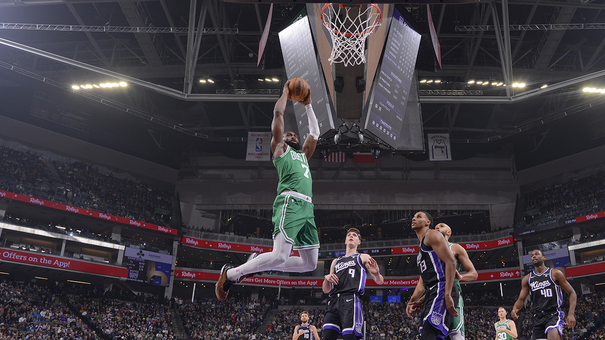 Jaylen Brown hints at considering 2024 NBA Dunk Contest – NBC Sports Boston