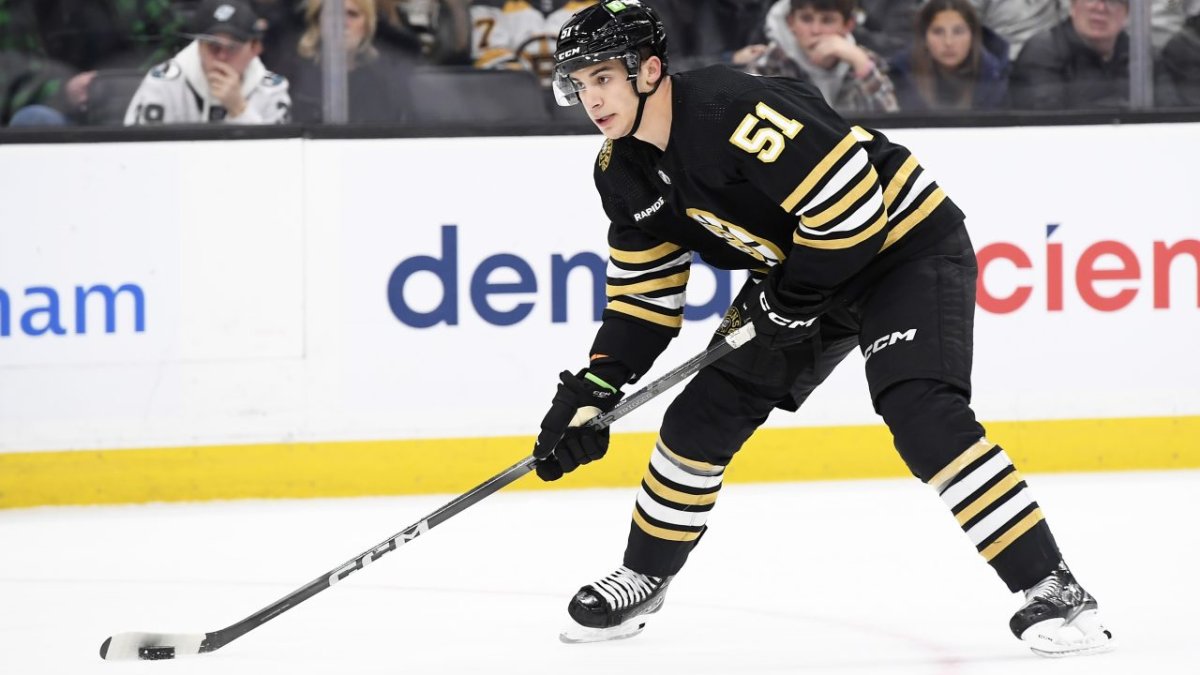 Jim Montgomery explains why he benched Matthew Poitras in Bruins’ win ...