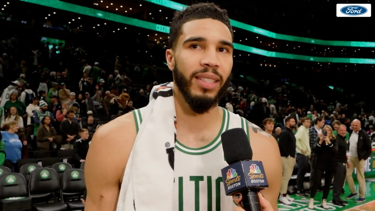 EXCLUSIVE: Tatum on dominant 45-point night vs. the Timberwolves – NBC ...