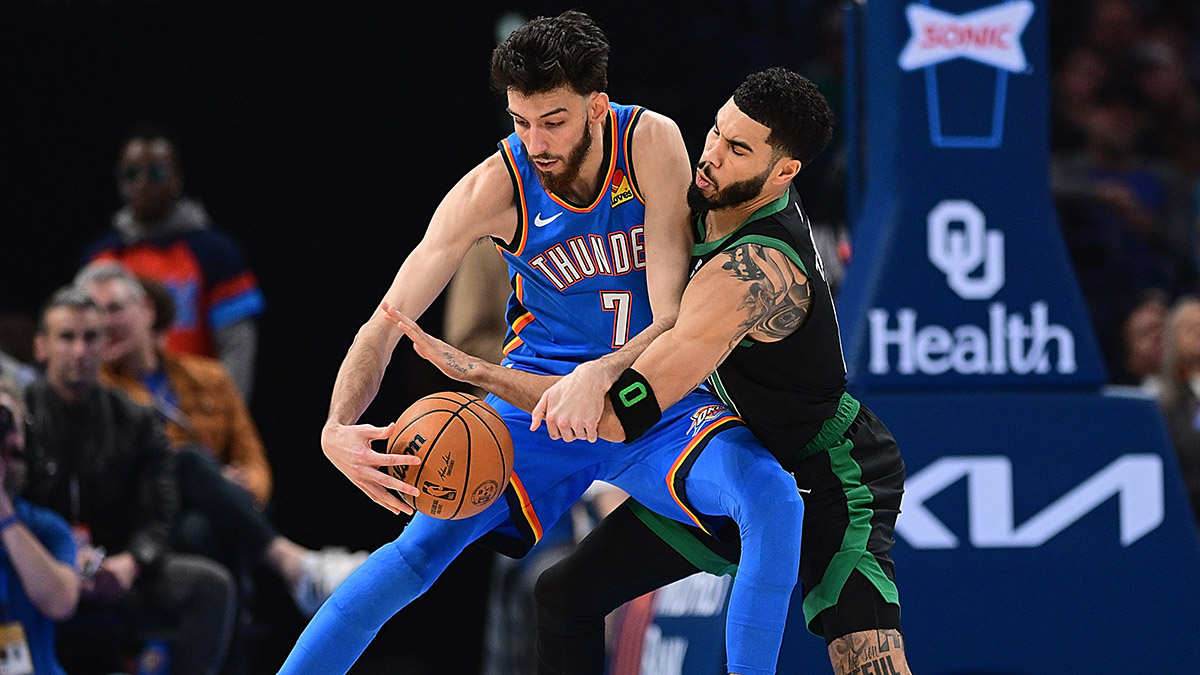 Jayson Tatum’s two-way evolution on display in Celtics’ loss to Thunder ...