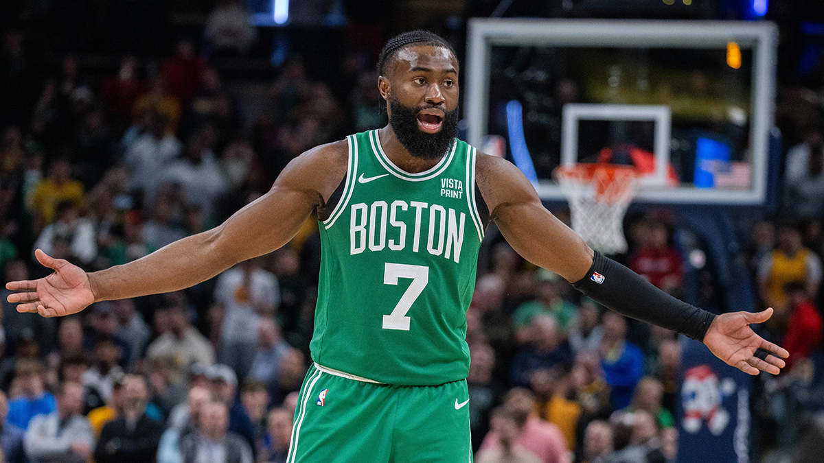 Jaylen Brown sends NBA a message after disputed call in Celtics-Pacers – NBC Sports Boston
