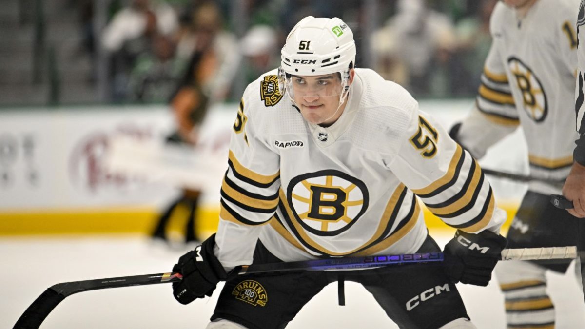 Jim Montgomery explains why Bruins, Matthew Poitras decided to do ...