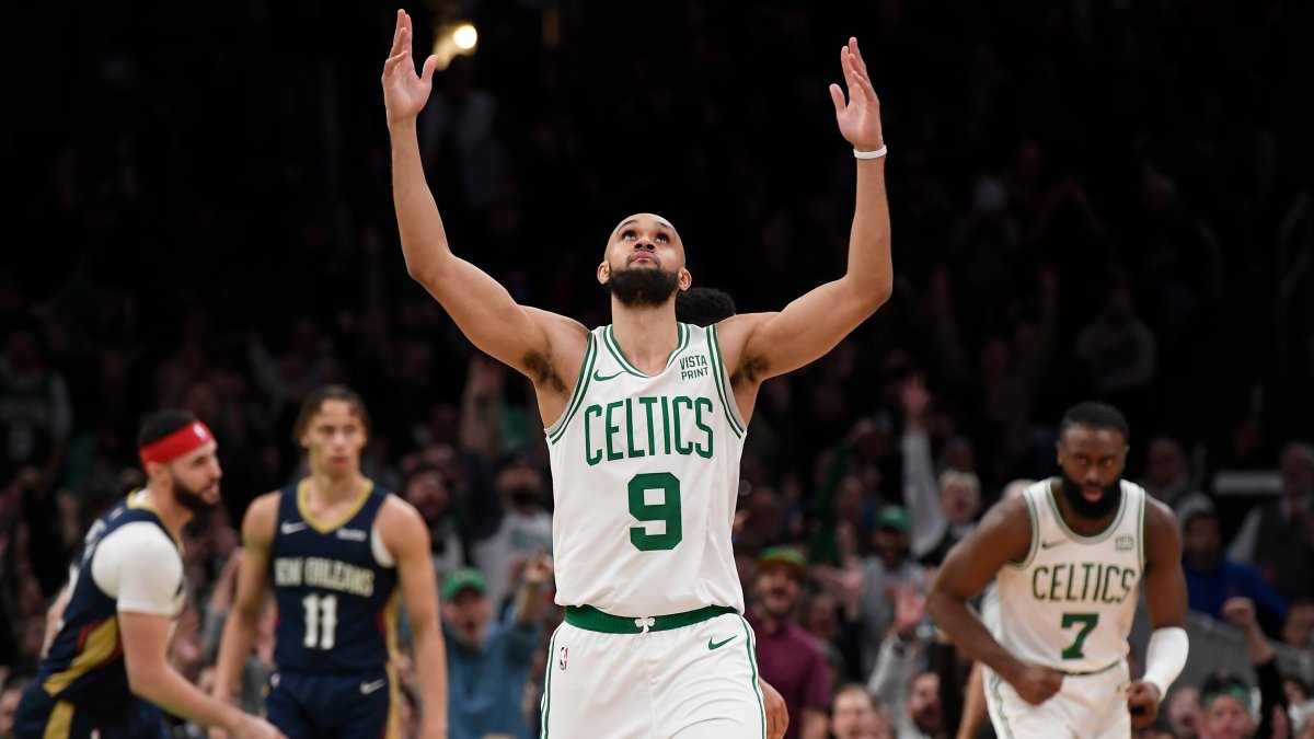 Derrick White reflects on time with Boston Celtics: ‘I love it here’ – NBC Sports Boston