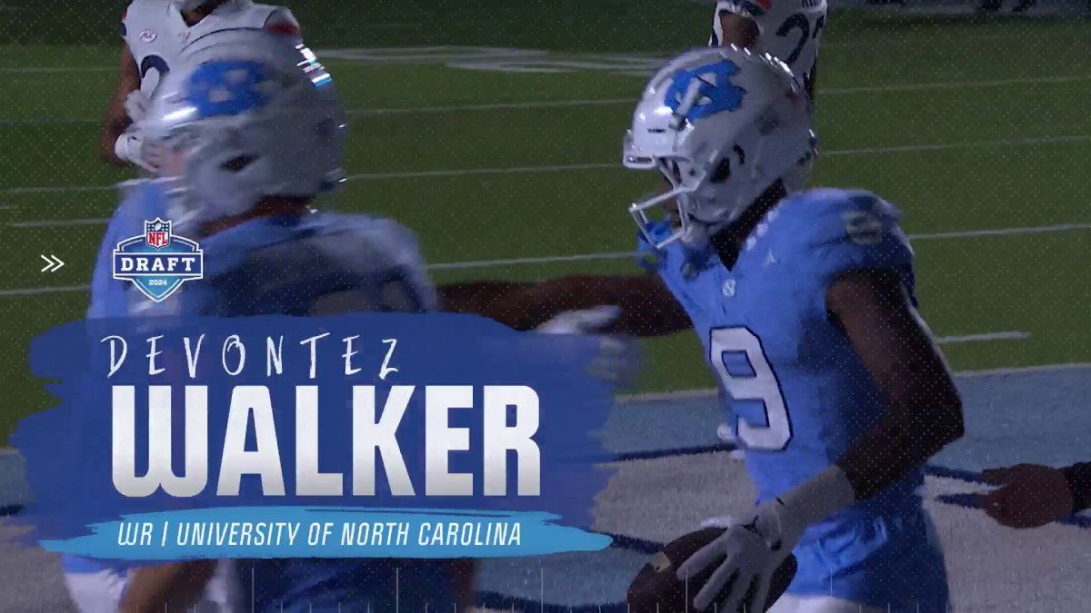 2024 NFL Draft Highlights: Devontez Walker – WR, North Carolina – NBC ...