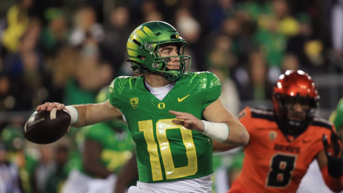 2024 NFL Draft: Patriots among teams attending Oregon QB Bo Nix’s Pro ...