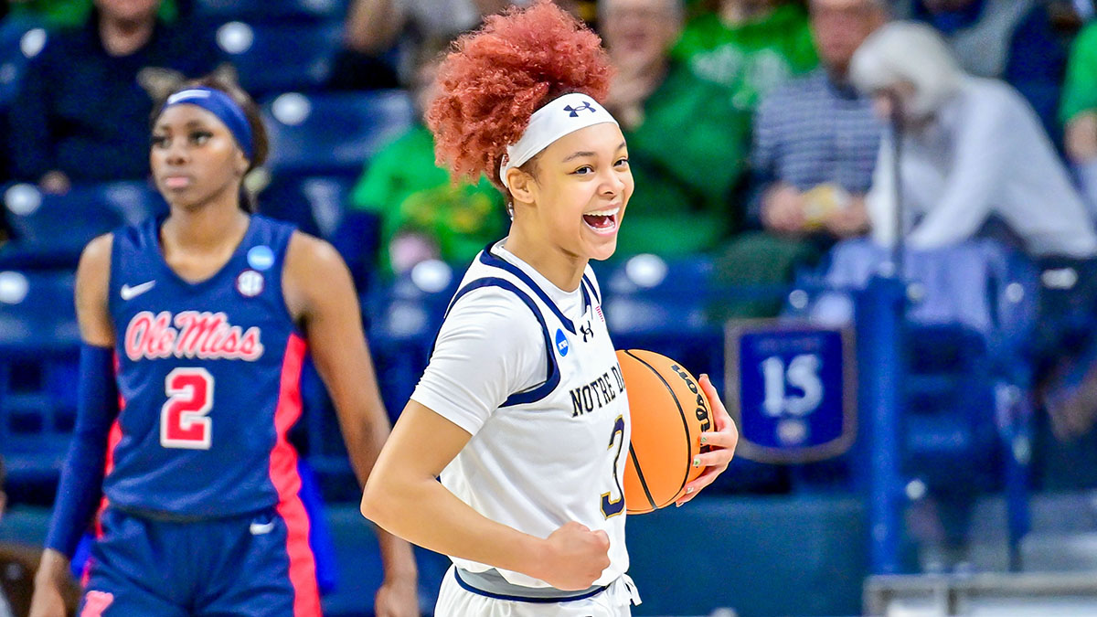 On Her Mark: Steals and buckets with Notre Dame’s Hannah Hidalgo – NBC ...