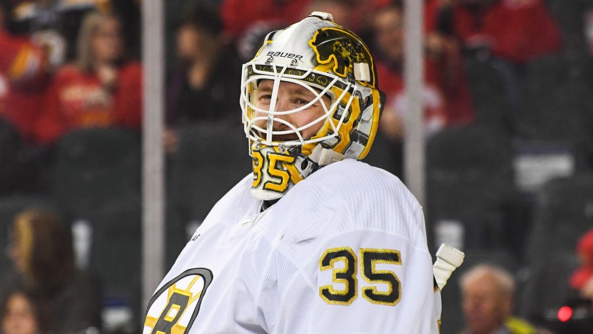 Linus Ullmark ‘very happy’ to be with Bruins after NHL trade deadline ...