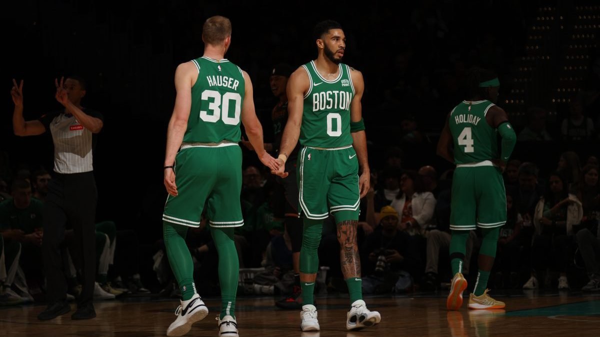 Jayson Tatum, Sam Hauser become first NBA teammates to accomplish this ...
