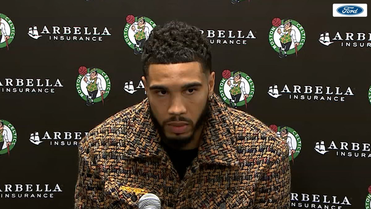 Tatum “takes pride” in not sitting out road games for fans – NBC Sports ...