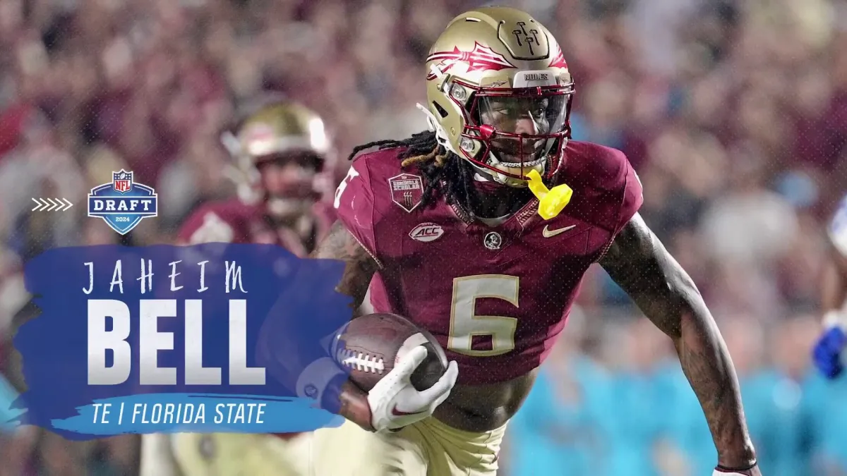 2024 NFL Draft Highlights: Jaheim Bell, TE – Florida State – NBC Sports ...
