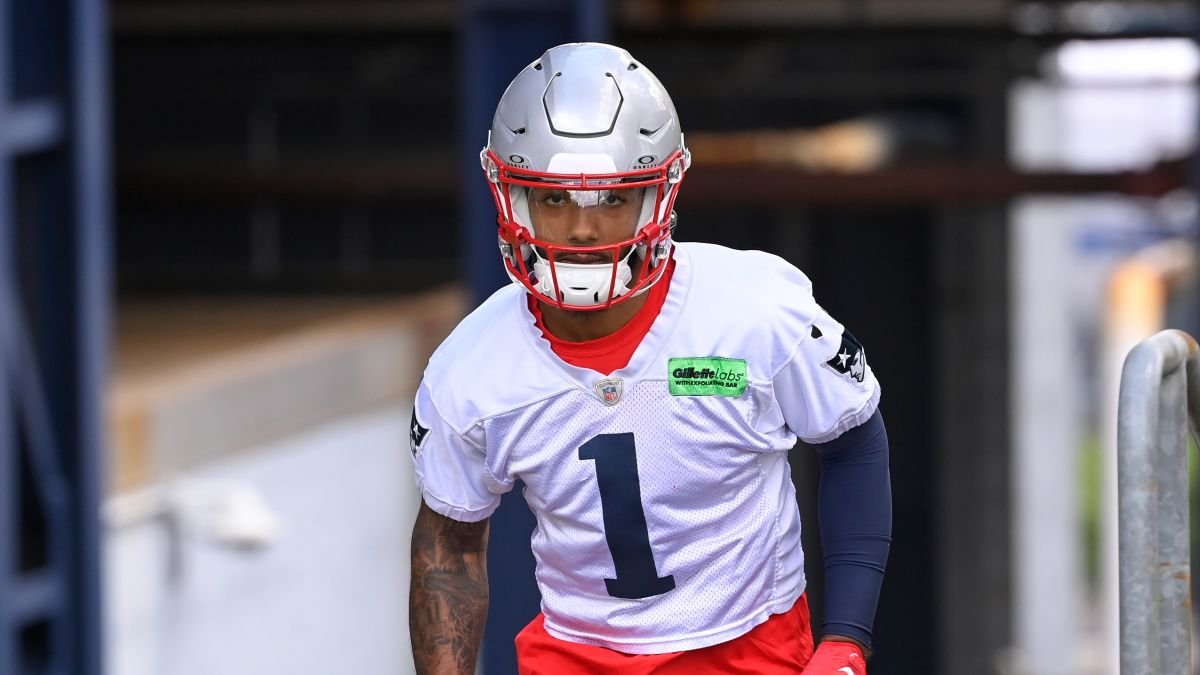 Why Ja’Lynn Polk’s skill set makes him good fit for Patriots QB Drake ...