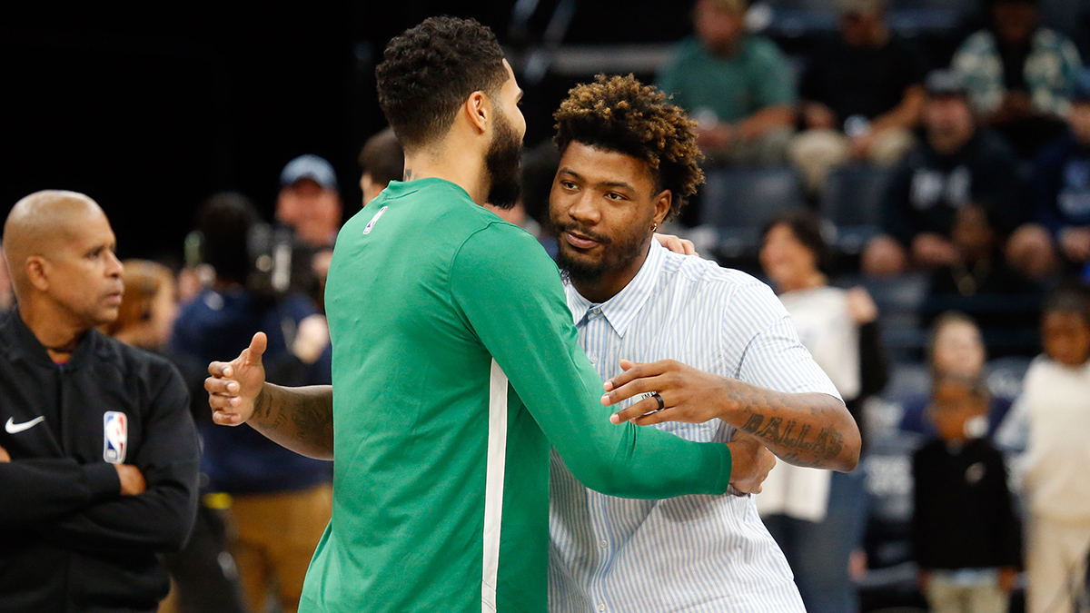 Marcus Smart shares heartfelt reaction to Celtics winning NBA ...