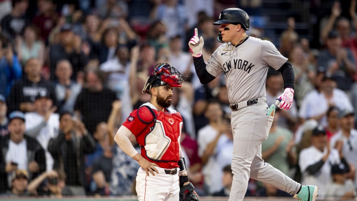 WATCH: Yankees’ Alex Verdugo homers on first pitch he sees in Fenway ...