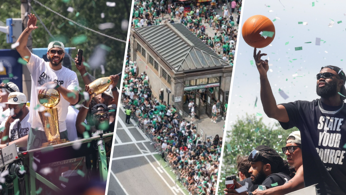 PHOTOS: Boston Celtics 2024 championship parade of duck boats Friday ...