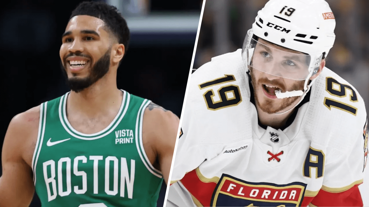 Jayson Tatum rooting on former classmate Matthew Tkachuk in Stanley Cup ...