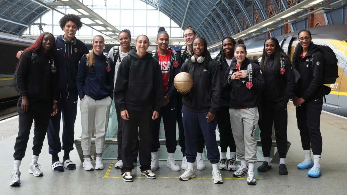 Basketball players take buses to Paris for opening ceremony – NBC ...