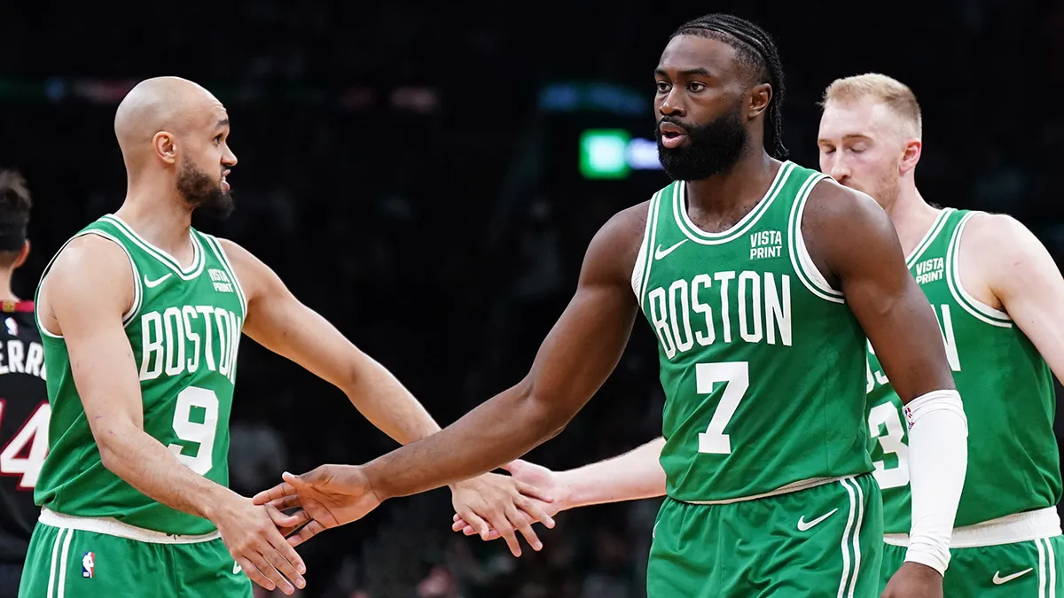 Jaylen Brown details phone call with Derrick White after Team USA snub ...