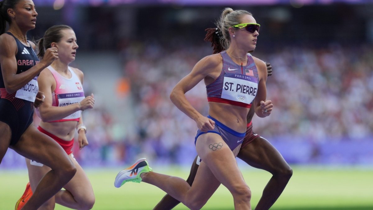 HIGHLIGHT: Elle St. Pierre advances to 1500m semifinal – NBC Sports Boston
