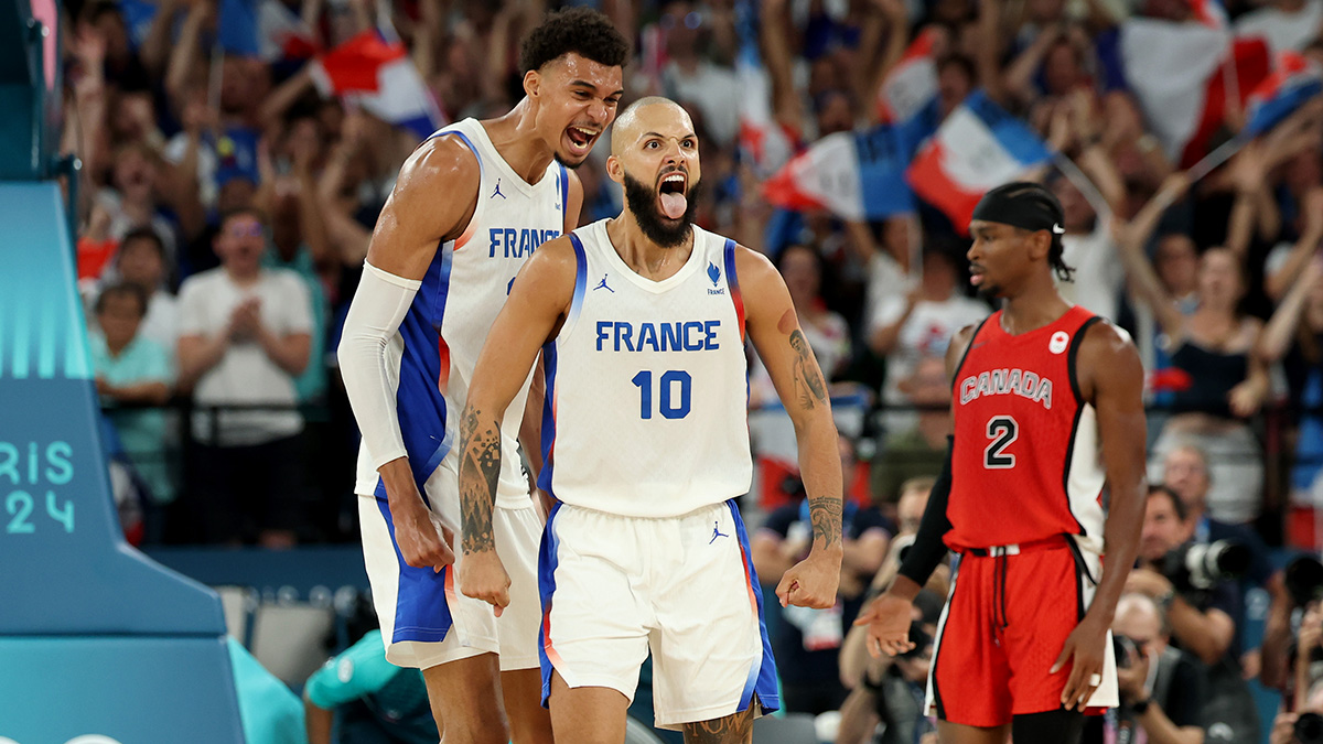 Ex-Celtics Evan Fournier, Guerschon Yabusele star in Team France’s ...