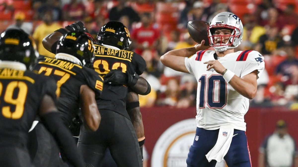 Patriots-Commanders recap: Drake Maye a bright spot in preseason finale ...