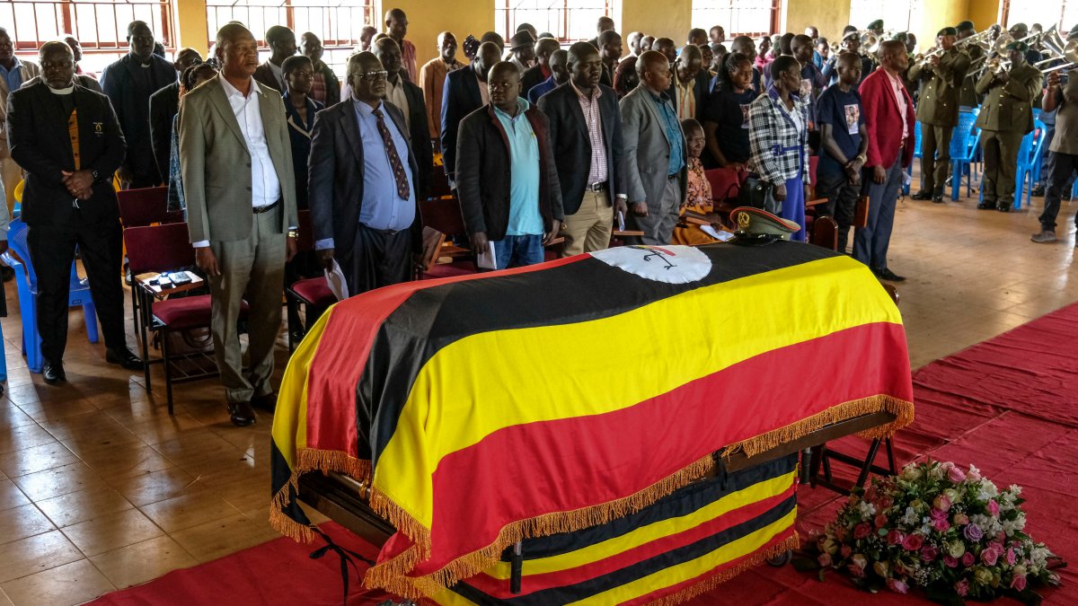 Thousands attend military funeral for Ugandan athlete set on fire – NBC ...