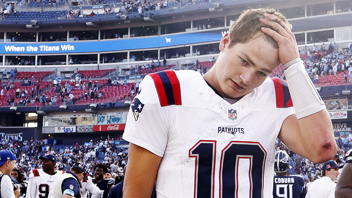 Drake Maye gives candid assessment of OT interception: ‘Dumb decision ...