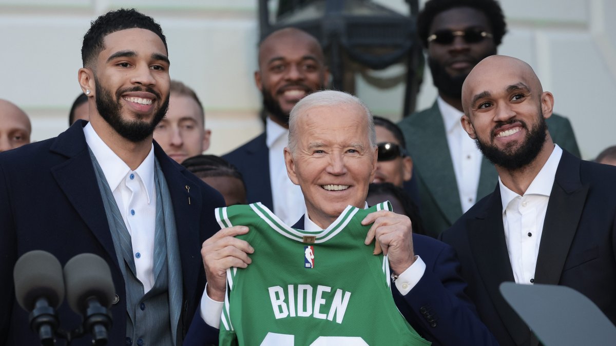 Celtics’ Derrick White shares details from White House visit – NBC ...