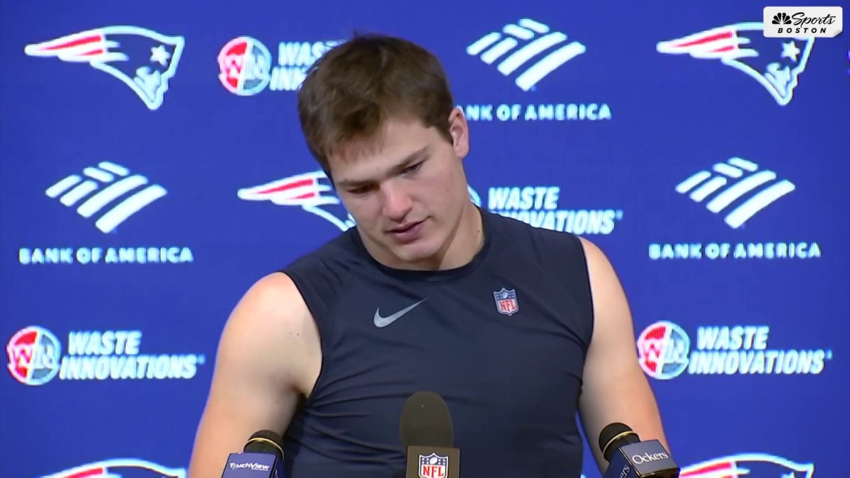 Drake Maye shares update after briefly exiting game with head injury – NBC Sports Boston