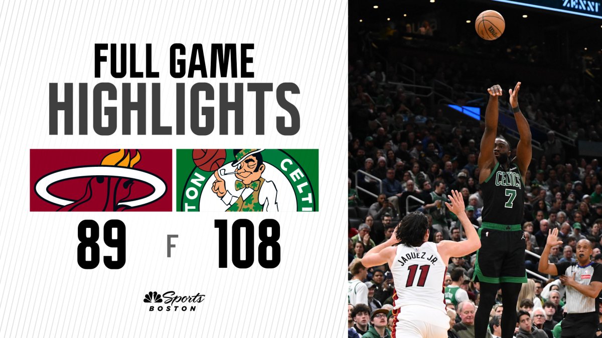 HIGHLIGHTS: Pritchard, Brown lead the way for C’s in blowout win – NBC ...