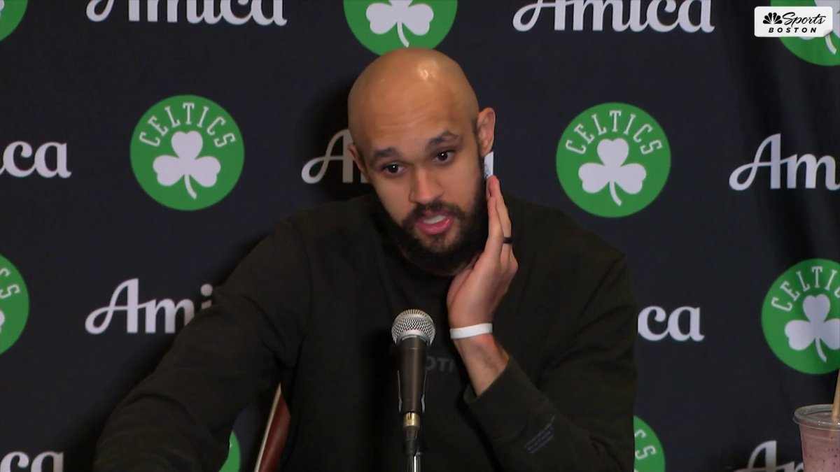 Derrick White details lessons he learned from Ime Udoka – NBC Sports Boston